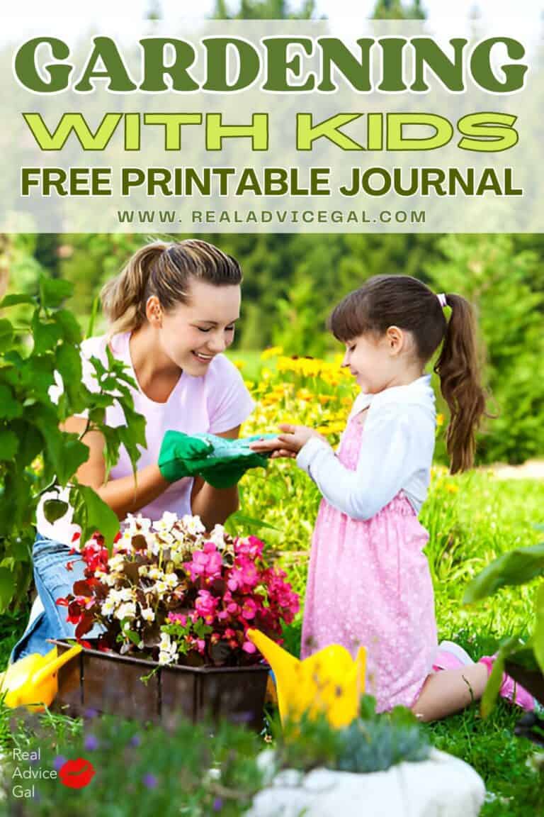 Teaching Kids About Gardening with a Plant Journal - Real Advice Gal